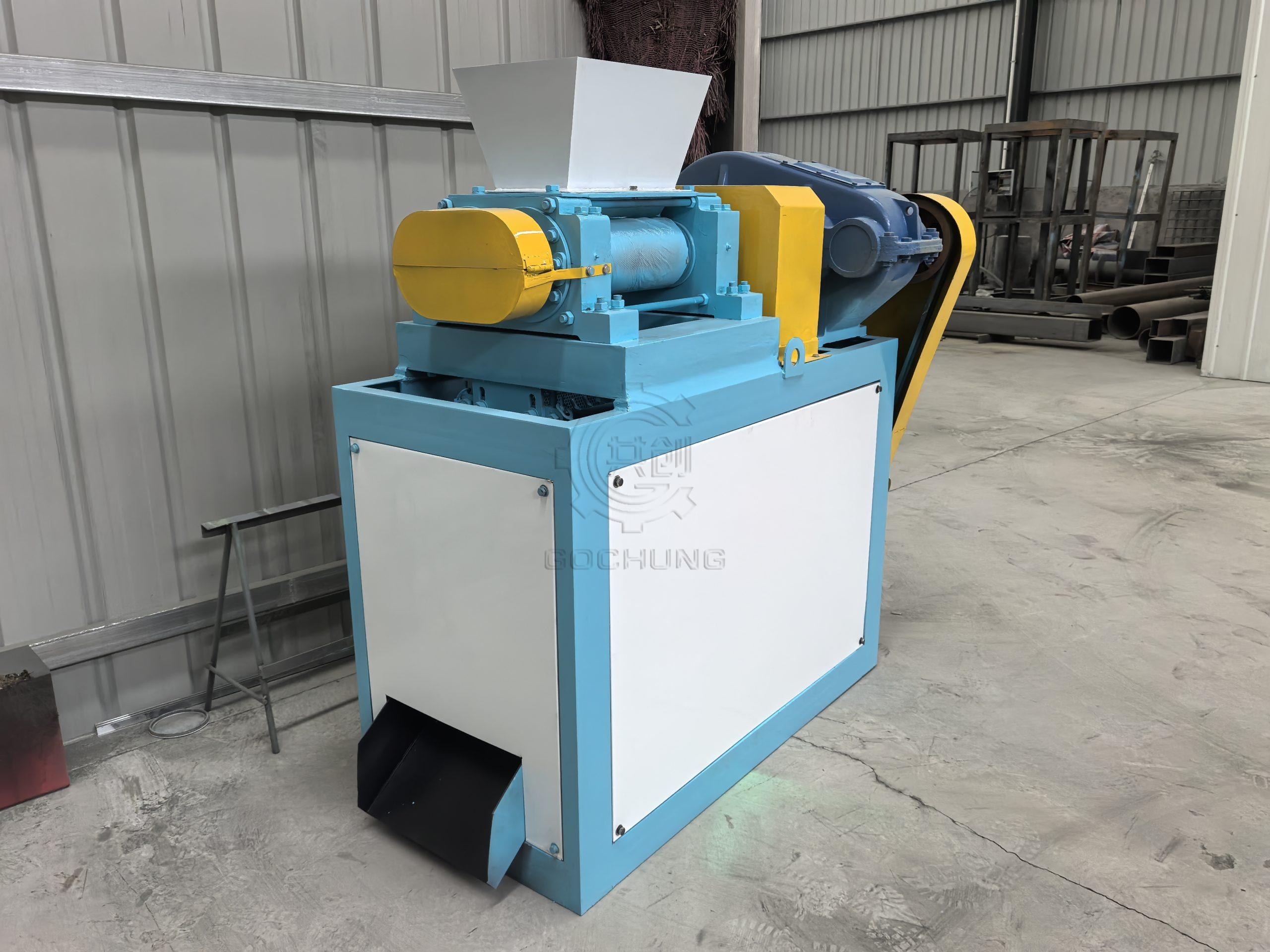 1.5 tons double roller press machine to Mexico - Organic fertilizer ...