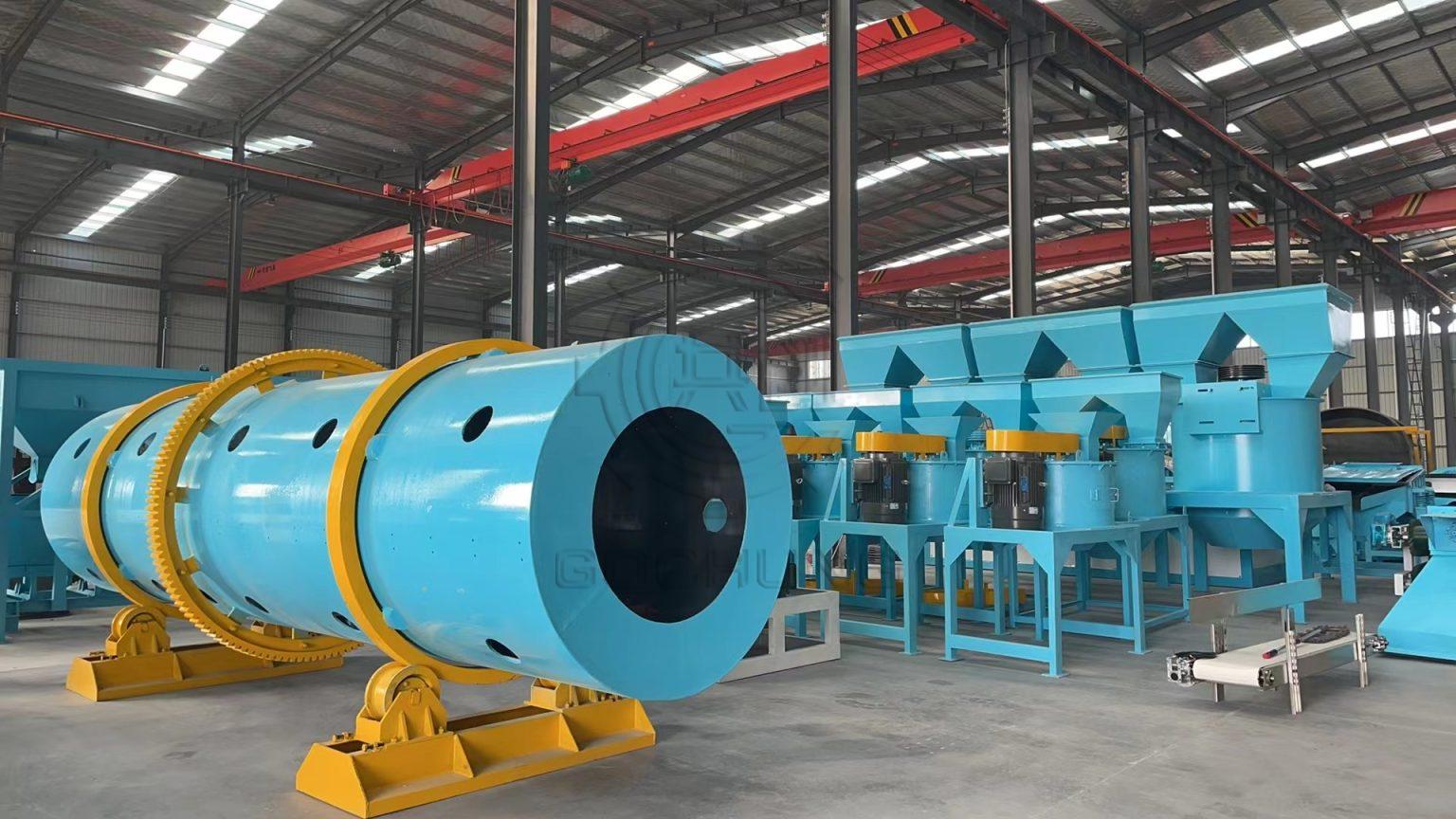 Compound fertilizer production line equipment process configuration ...