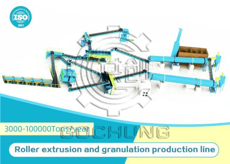 Roller extrusion and granulation production line - SHENG HONG