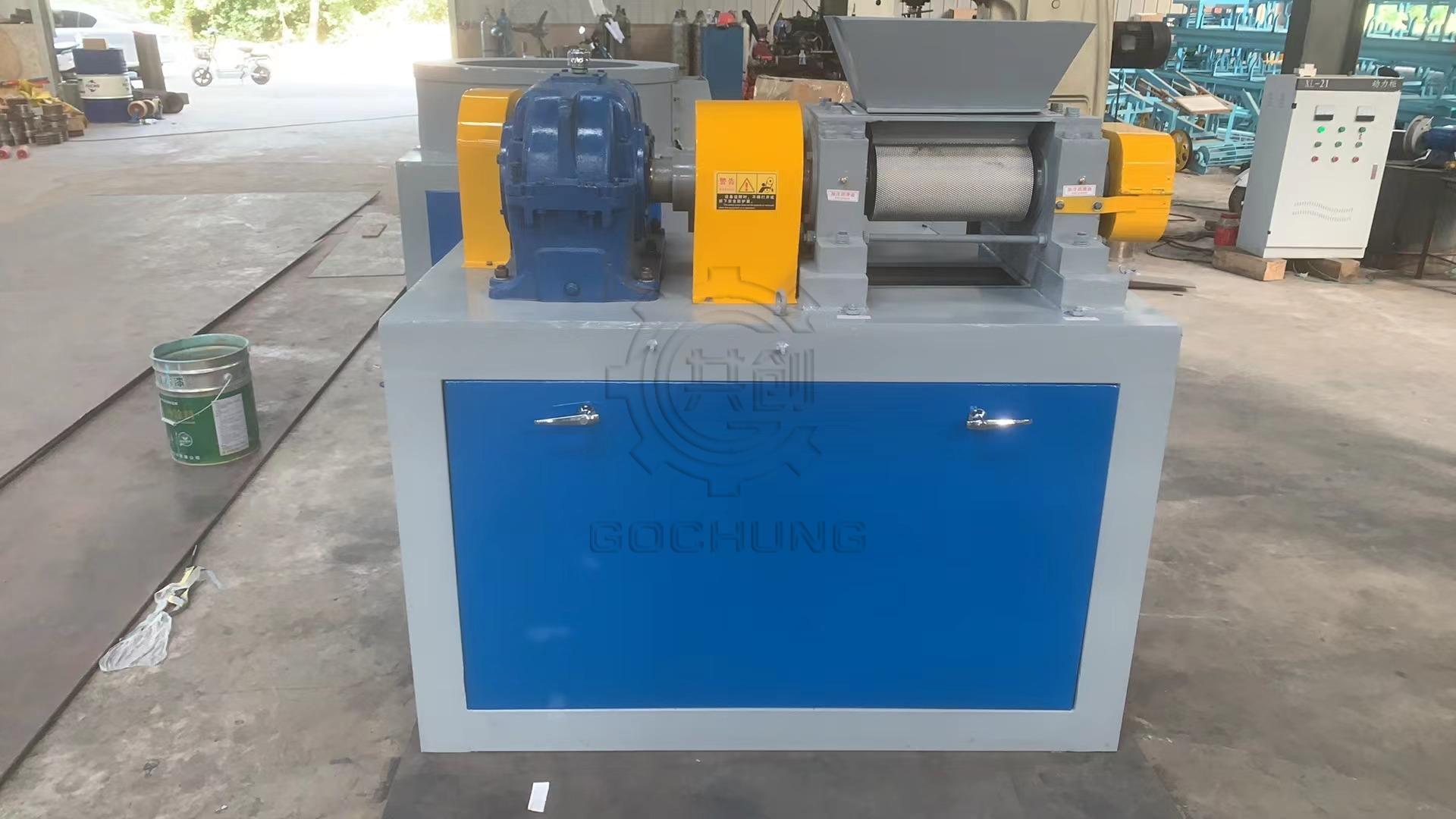 1.5t double roller granulator sent to Korea - Organic fertilizer ...