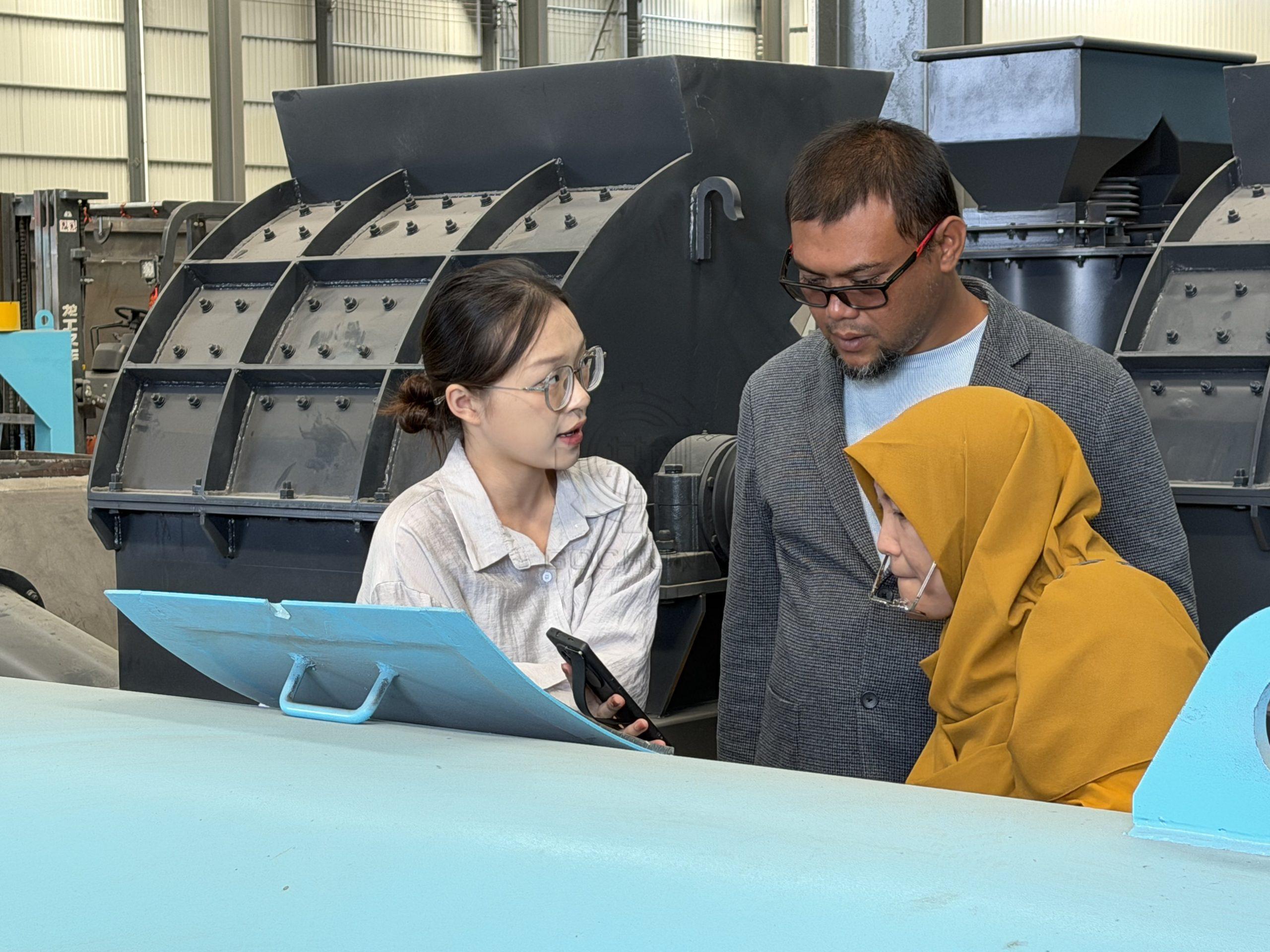 Indonesian Client Visit for 2.5 T/H Small Compound Fertilizer ...