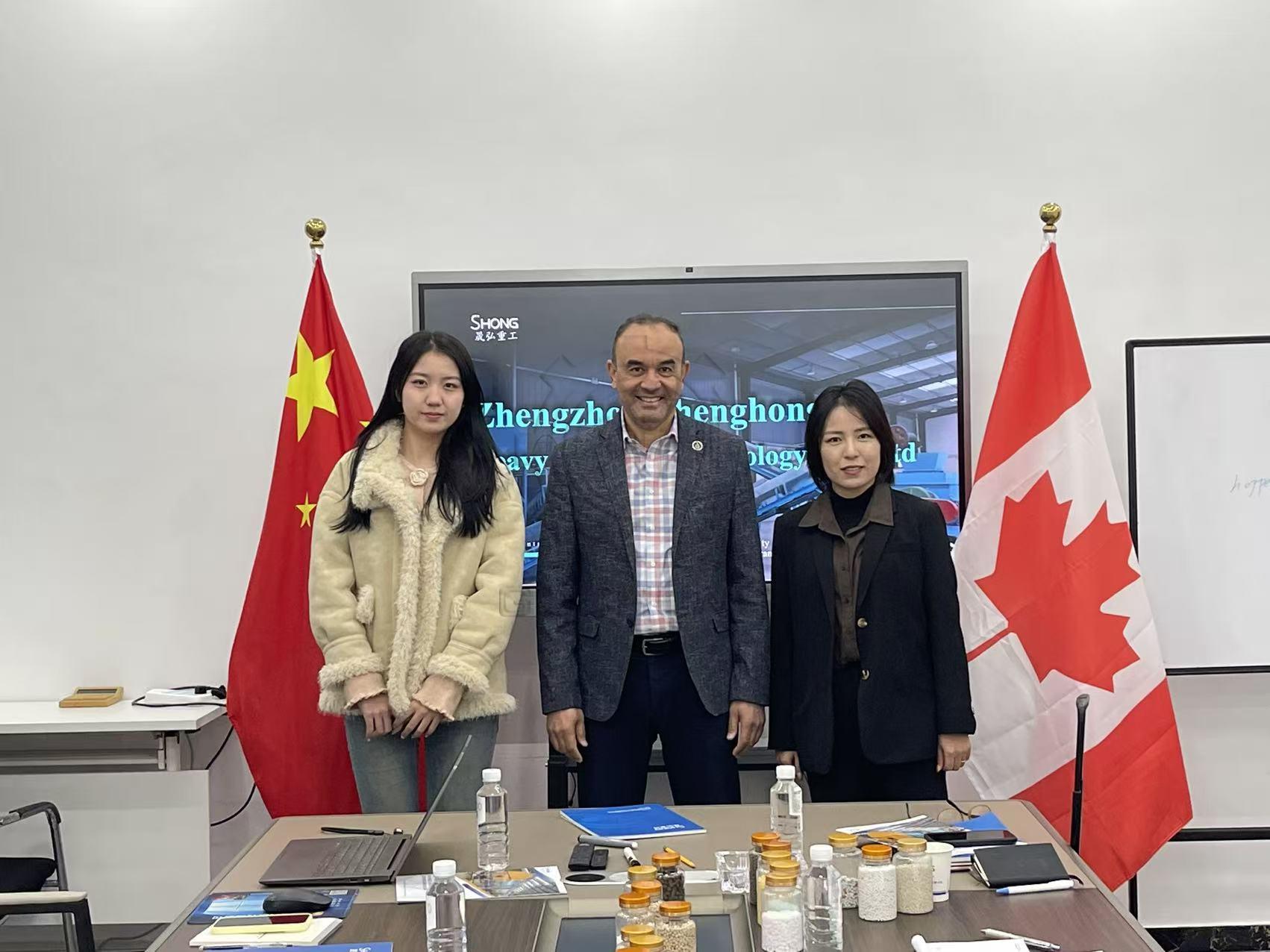 Canadian clients visited our factory to inspect our fertilizer ...