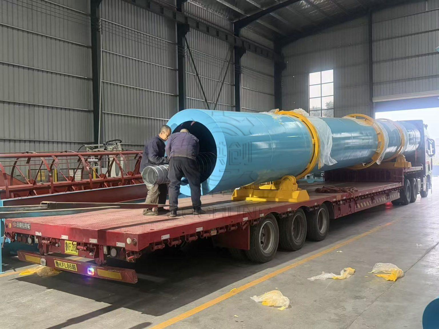 Fertilizer granule dryer successfully shipped to Cambodia, supporting ...